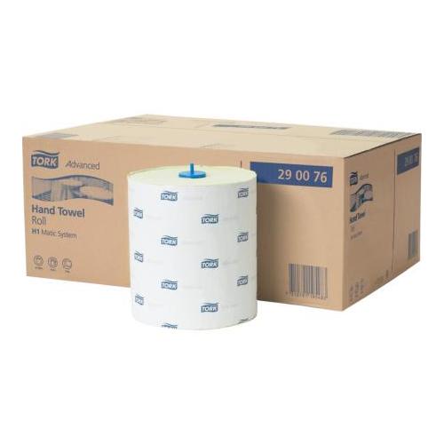 TORK 290067 Matic Soft Advanced tekercses kéztörlő papír, 2 rétegű, 19-es, fehér (150 méter ...